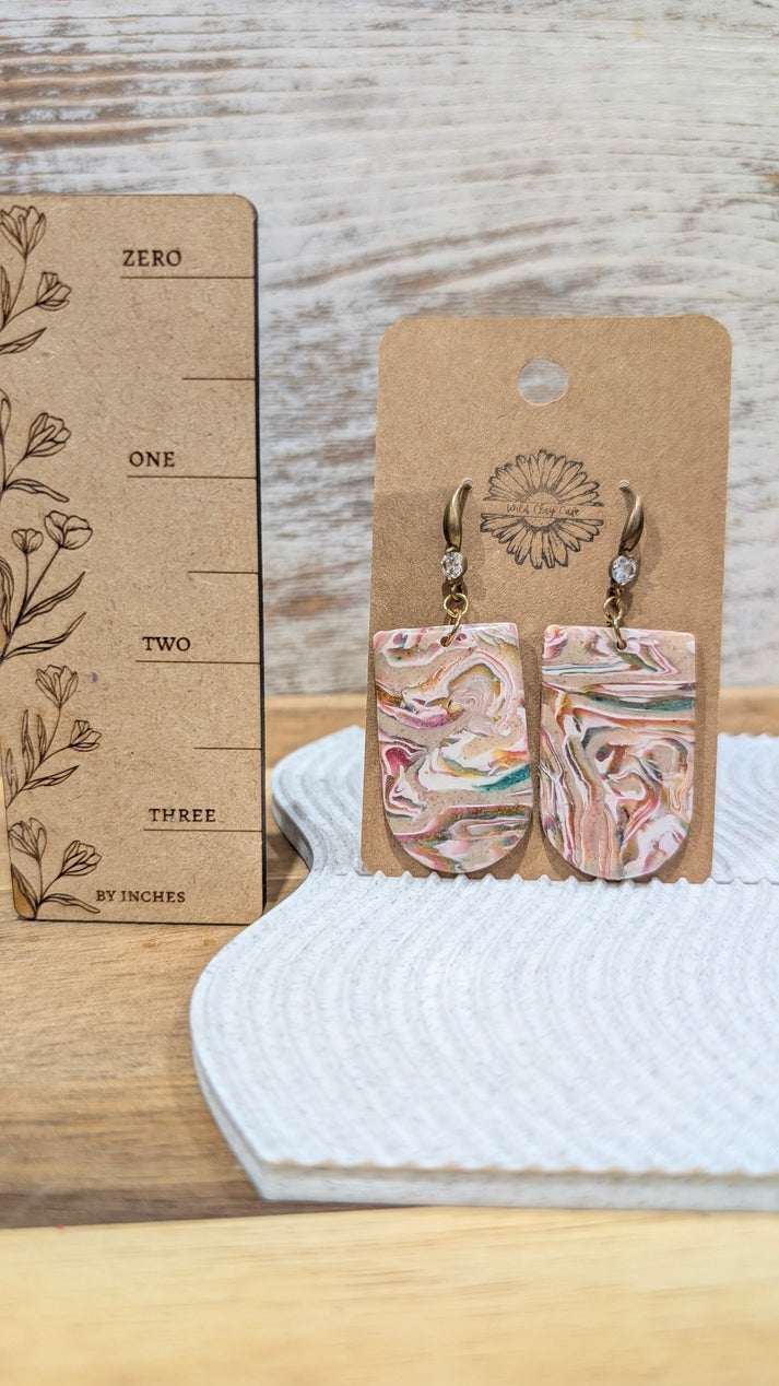 Swirled Dangles – WildClayCafe