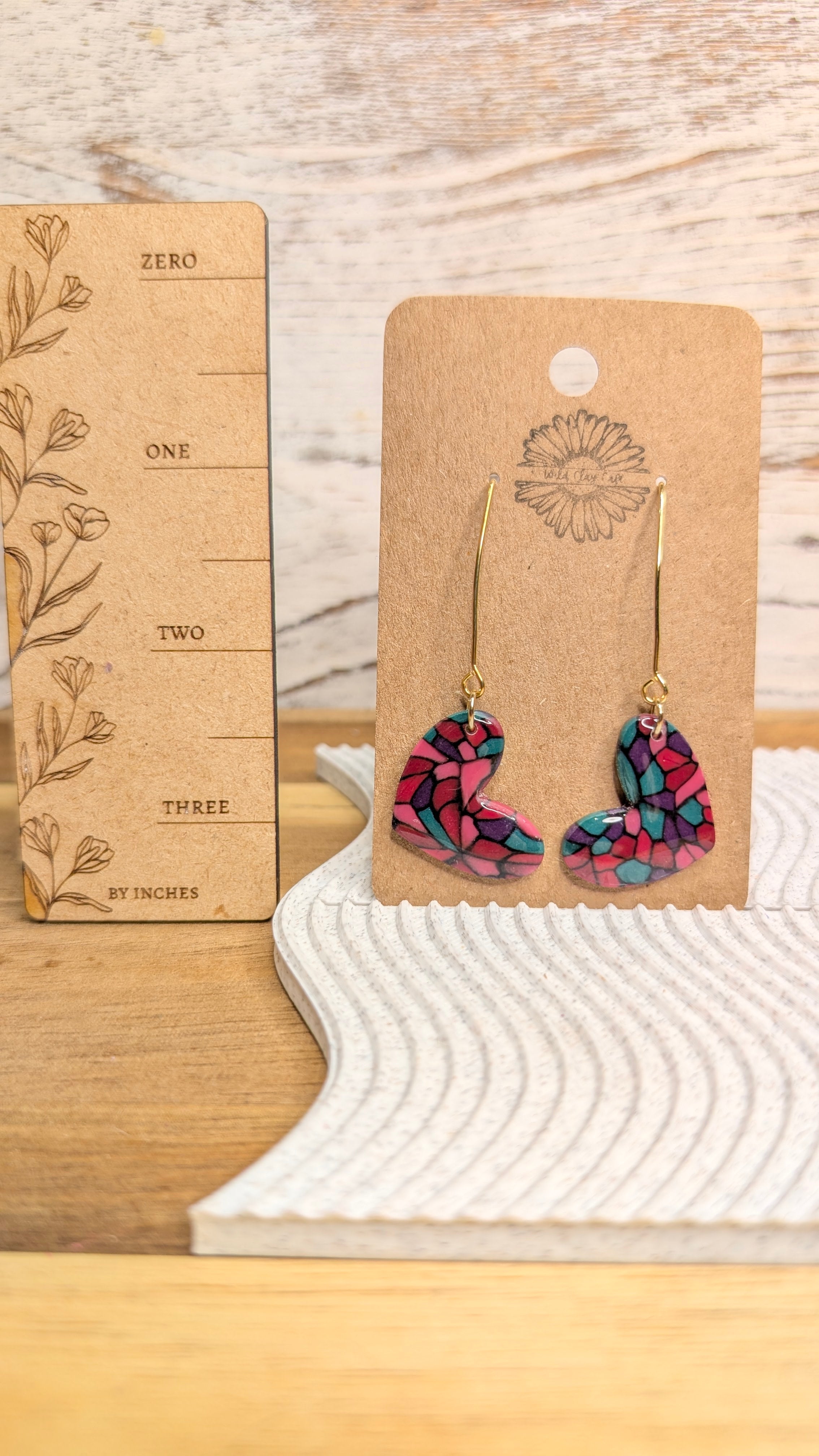 Heart Dangles – WildClayCafe